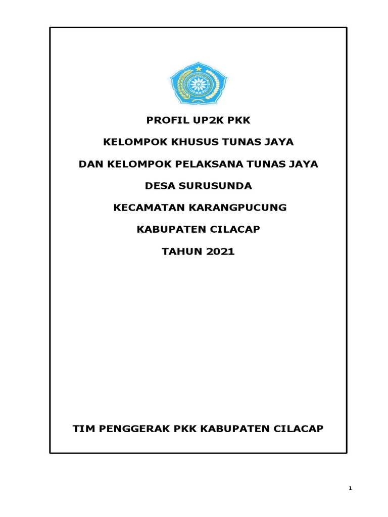 Profil Up2k PKK SURUSUNDA | PDF