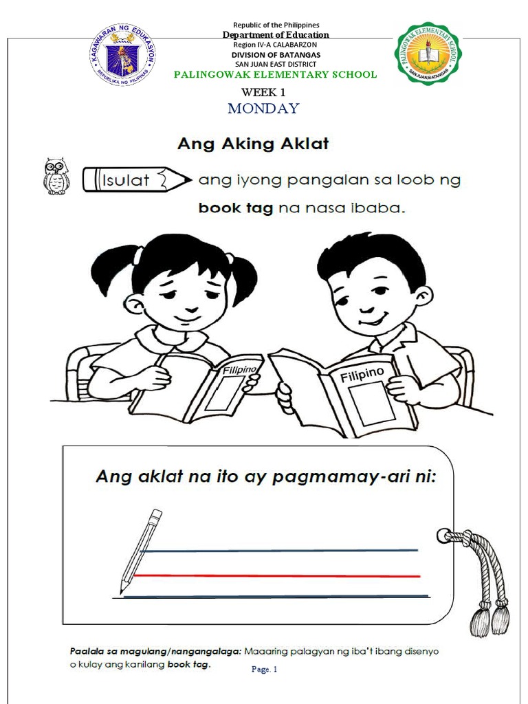 Week 1 Activity Sheets | PDF | Philippines