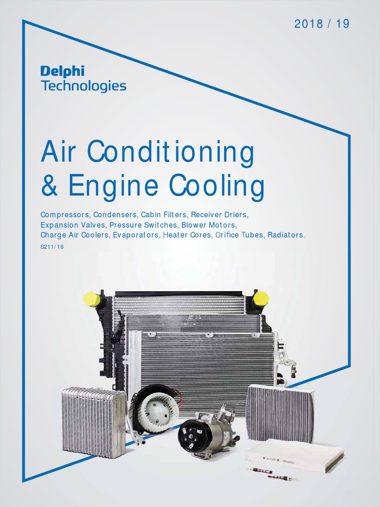 Delphi Technologies Air Conditioning & Engine Cooling Catalogue 2018 ...