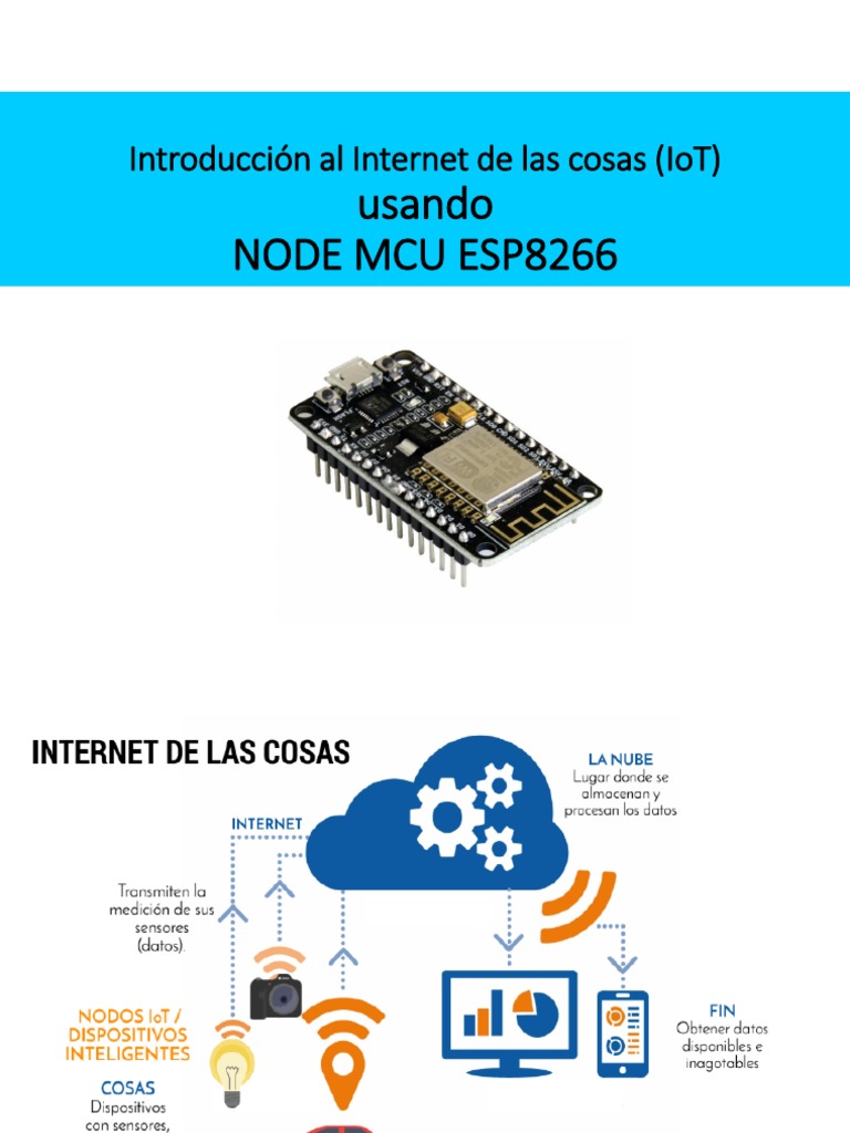 4 Lab5A - Introducción NodeMCU ESP8266 | PDF | Microcontrolador | Arduino