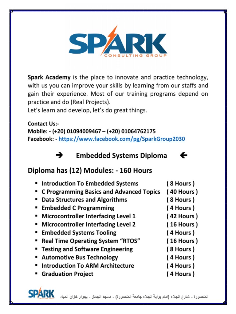 Embedded Systems Diploma | PDF | Embedded System | Microcontroller