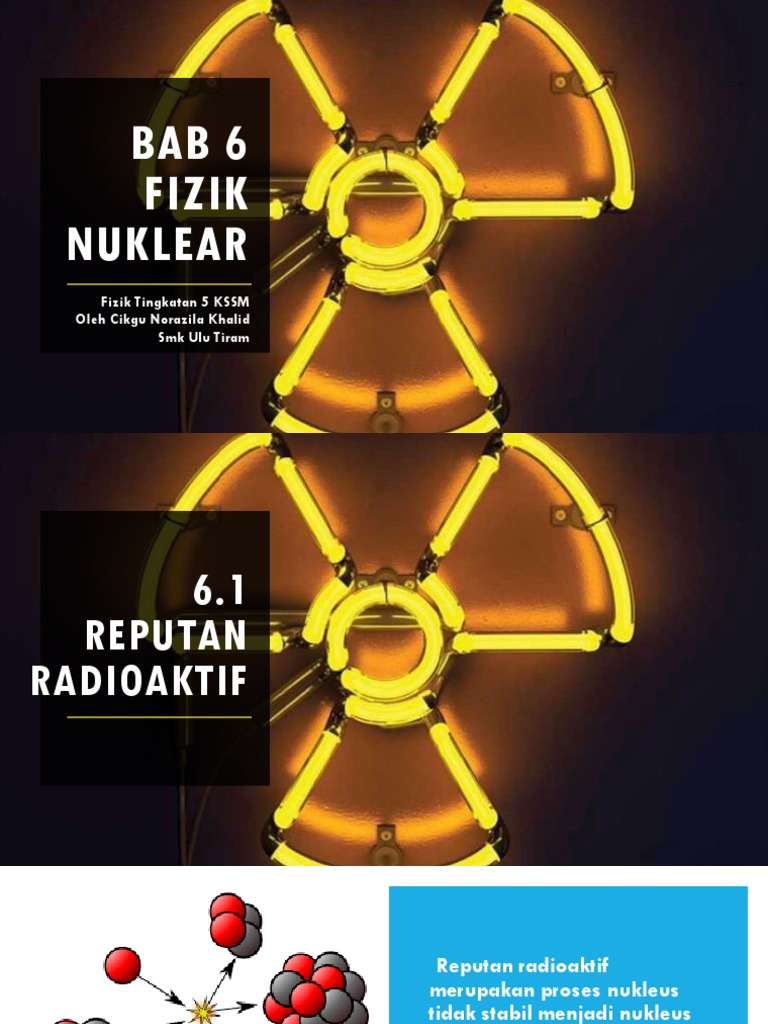 FIZIK T5 KSSM Bab 6 Fizik Nuklear Zila Khalid ) | PDF