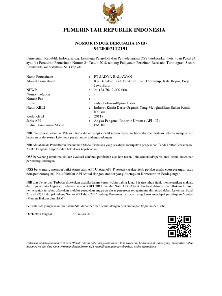 Nib 9120007112191 | PDF