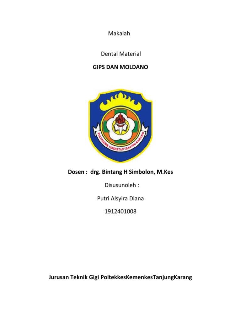 Makalah Moldano Dan Gips | PDF