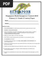Primary Kangaroo 2025 Instructions and Questions | PDF