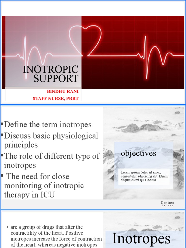 INOTROPIC SUPPORT (Autosaved) | PDF | Heart | Vasodilation