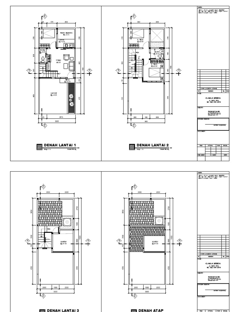 DED RUMAH CONTOH 5x11 | PDF