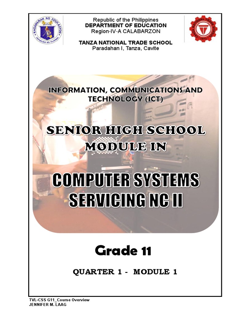 Module 1 First Quarter Course Overview Students | PDF | Technical ...