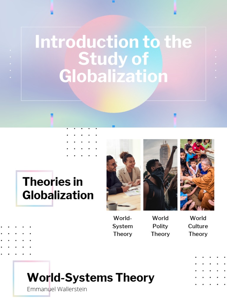 Lesson II Introduction To The Study of Globalization | PDF ...