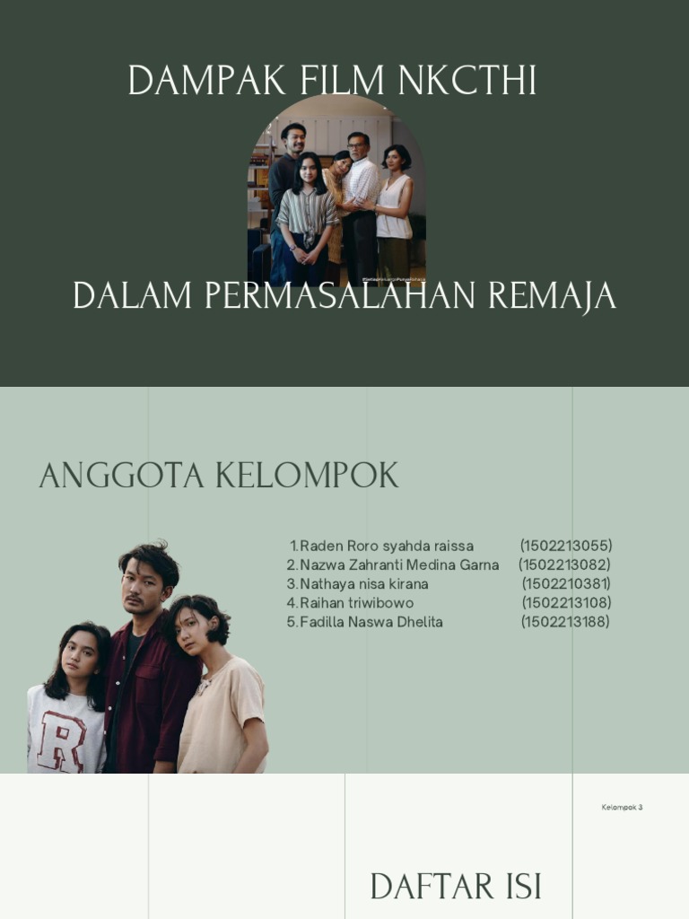 Pengaruh Film NKCTHI pada Remaja | PDF | Kajian Bahasa Asing | Seni