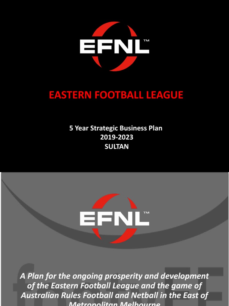 Eastern Football League: 5 Year Strategic Business Plan 2019-2023 ...