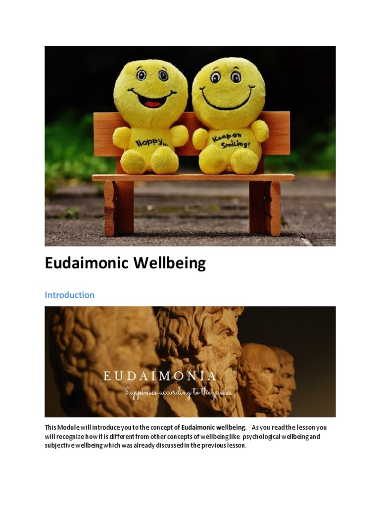 Eudaimonic Wellbeing | PDF | Well Being | Flow (Psychology)