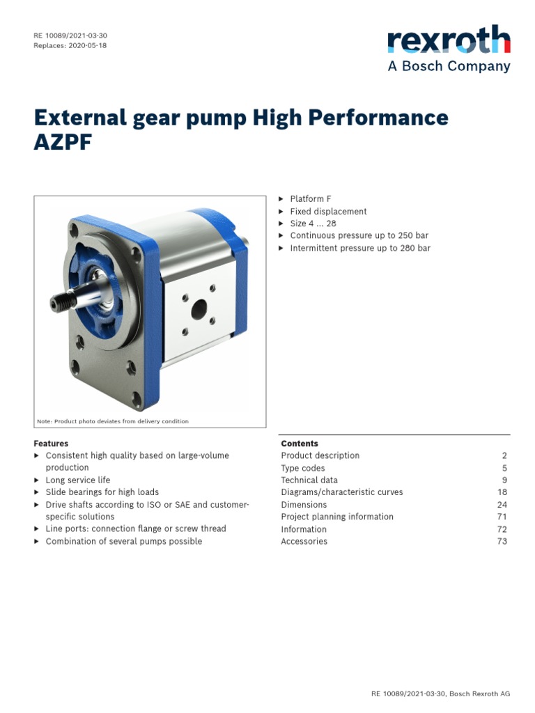 Re10089 - 2021 03 30 | PDF | Pump | Gear