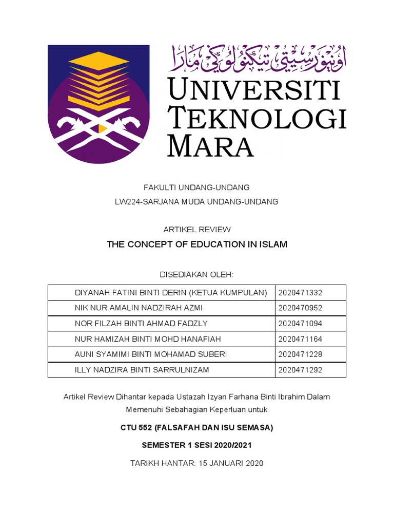 Ctu552 Artikel Review (Kumpulan 4) | PDF
