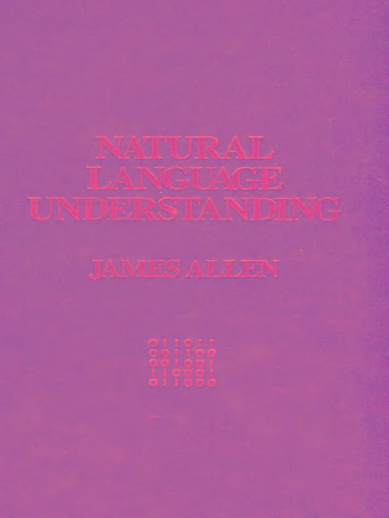 James Allen Natural Language Understanding | PDF