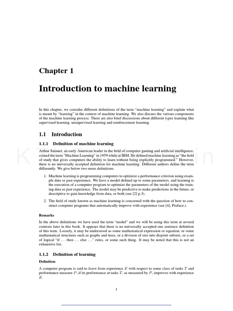 Machine Learning Textbook | Download Free PDF | Machine Learning ...