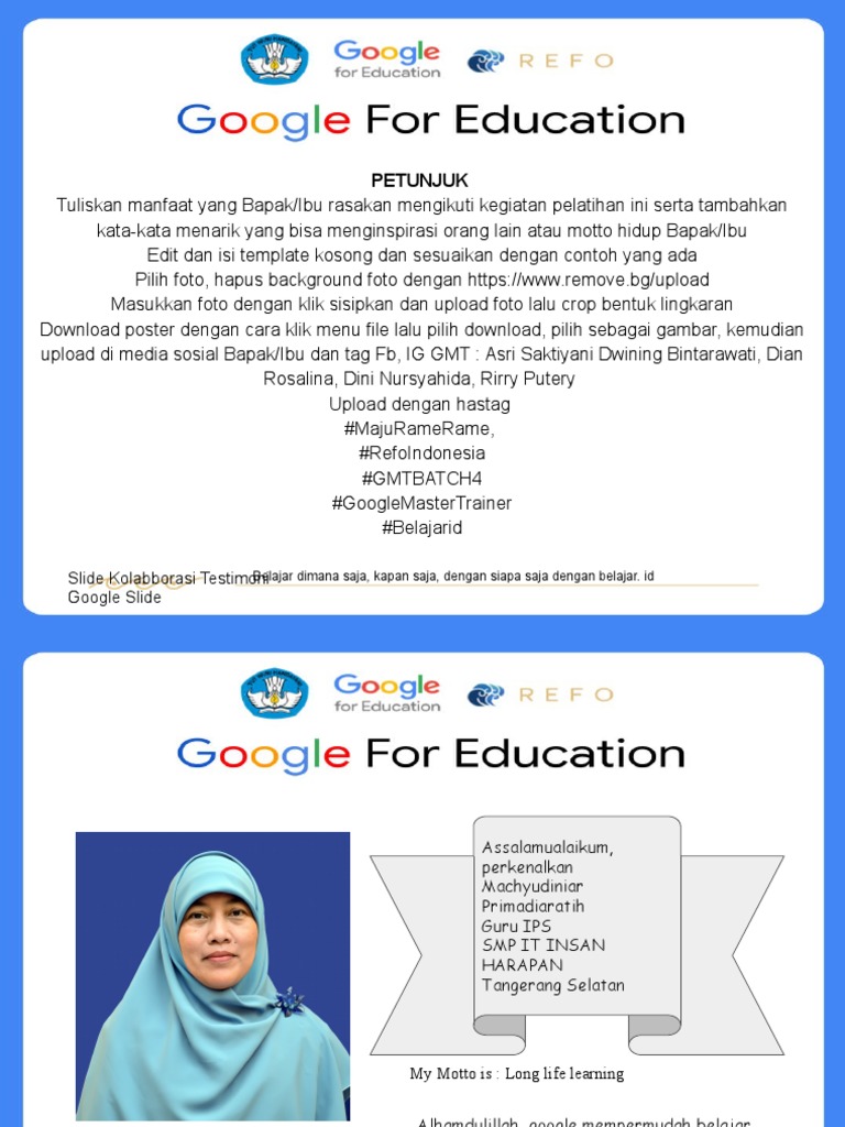 Slide Kolabborasi Testimoni | PDF