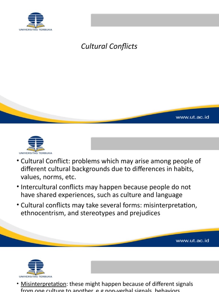 Cultural Conflicts | PDF
