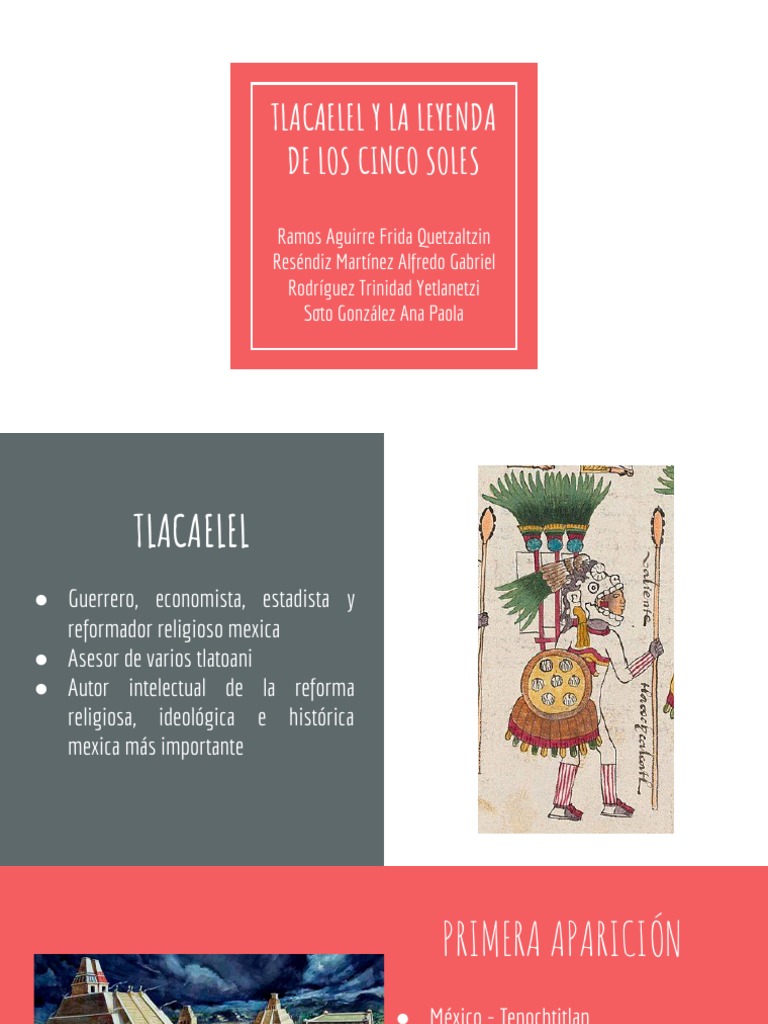 Tlacaelel y La Leyenda de Los Cinco Soles | PDF Tlacaelel y La Leyenda de Los Cinco Soles | PDF