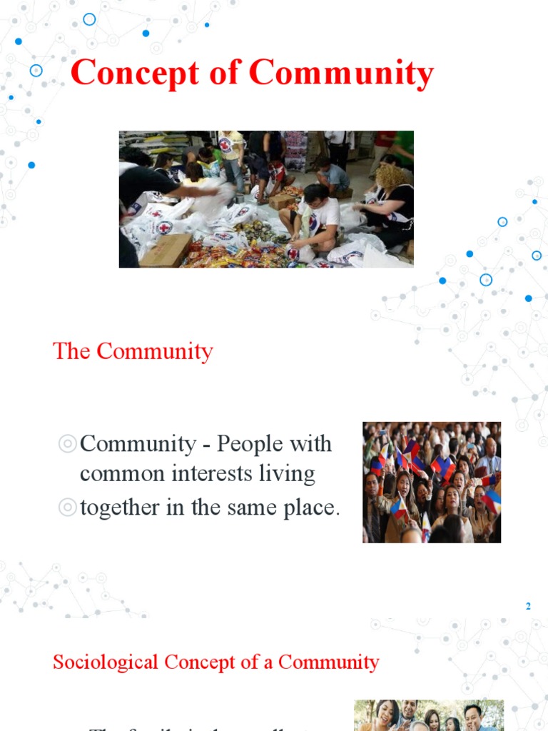 Concept of Community | PDF | Community | Image Of God