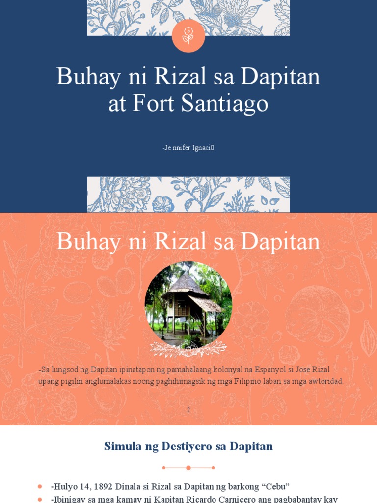 Buhay Ni Rizal Sa Dapitan | PDF