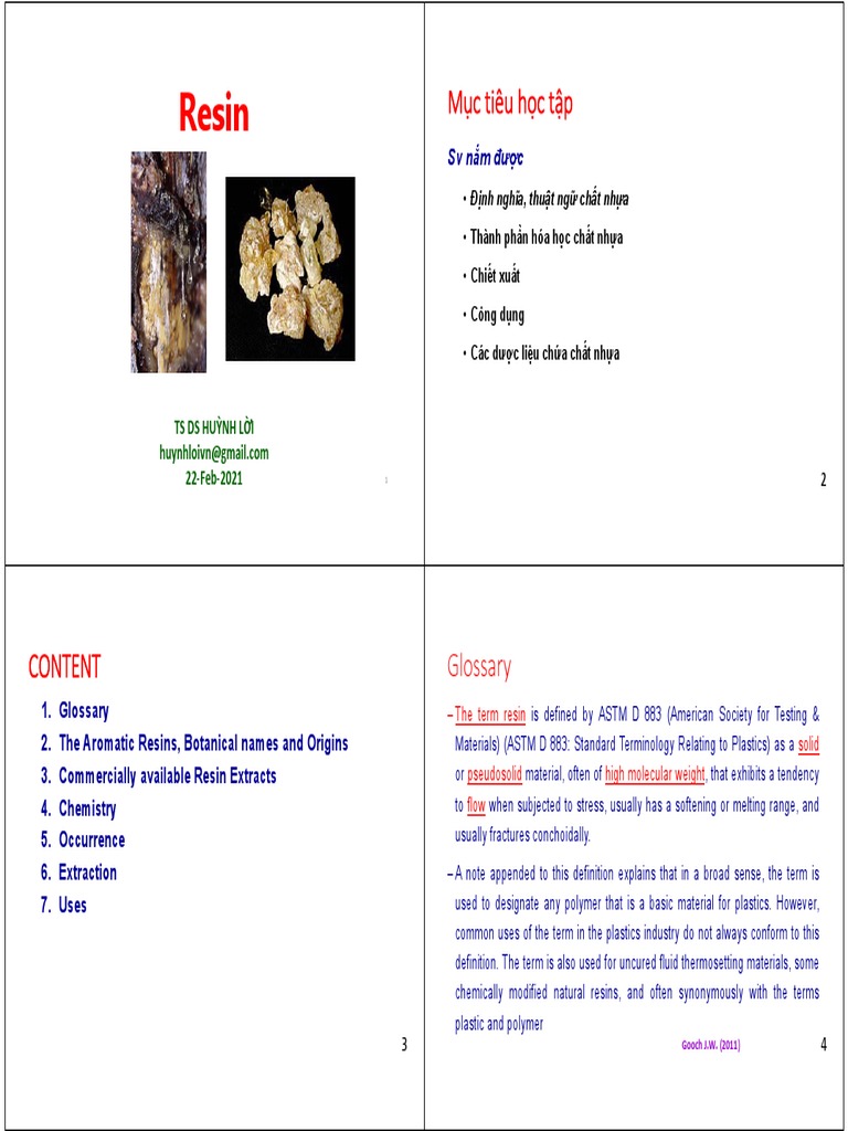 An In-Depth Look at Natural and Synthetic Resins: Definitions, Origins ...