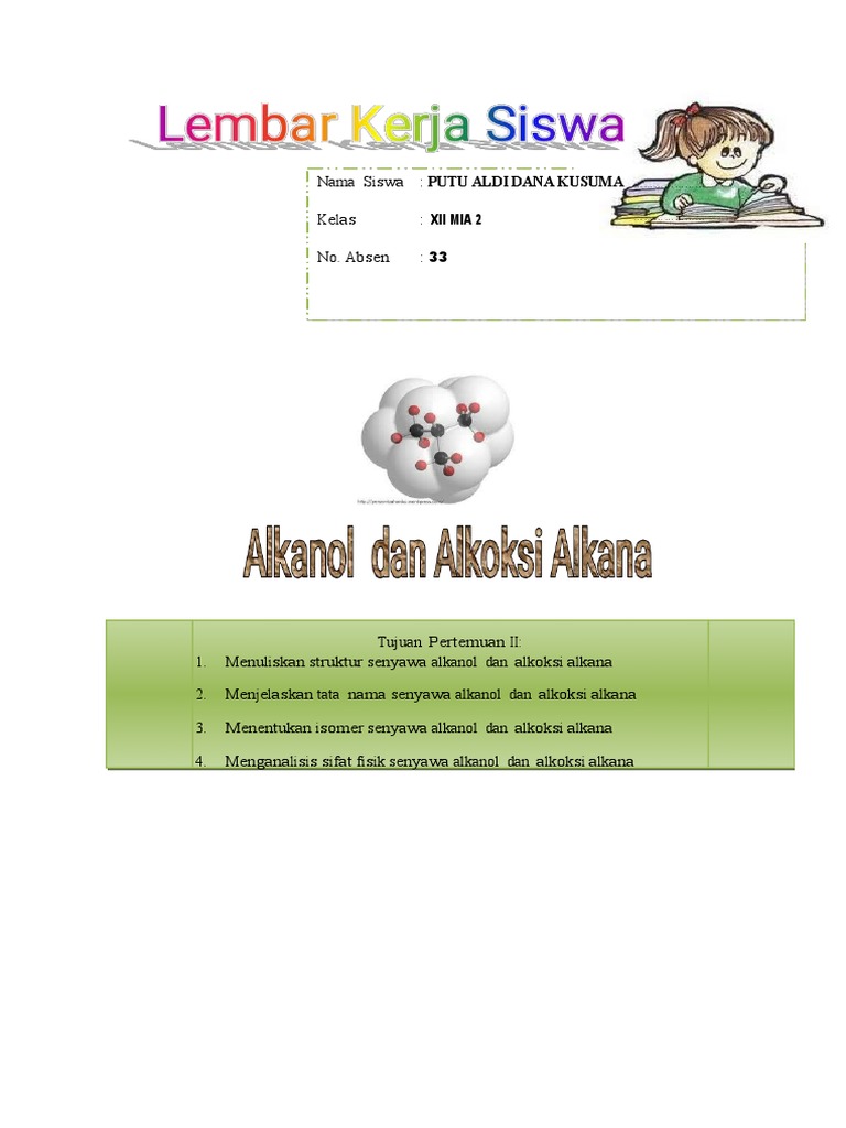 ALKOHOL DAN ETER ALDI 33 Fix | PDF