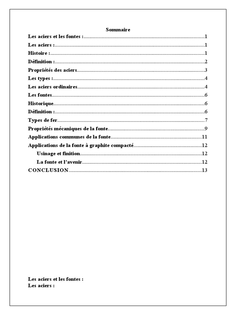 Différences entre fonte et acier | PDF | Acier | Fonte (métallurgie)