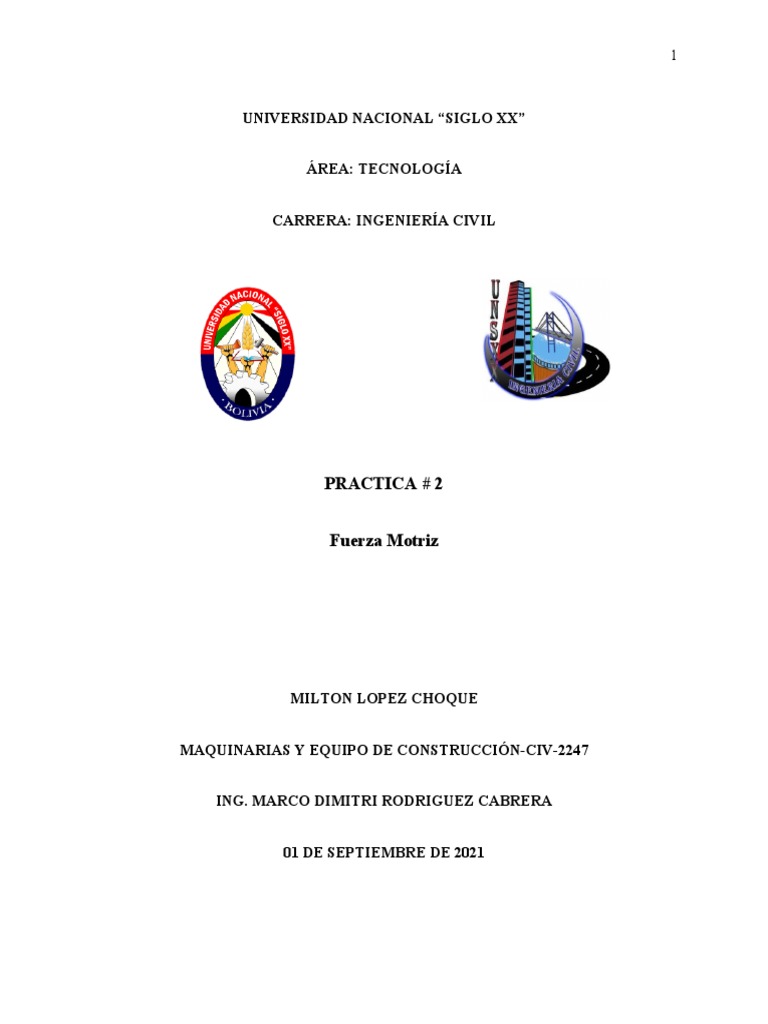 Tipos y Aplicaciones de Fuerza Motriz | PDF | Neumático | Fuerza