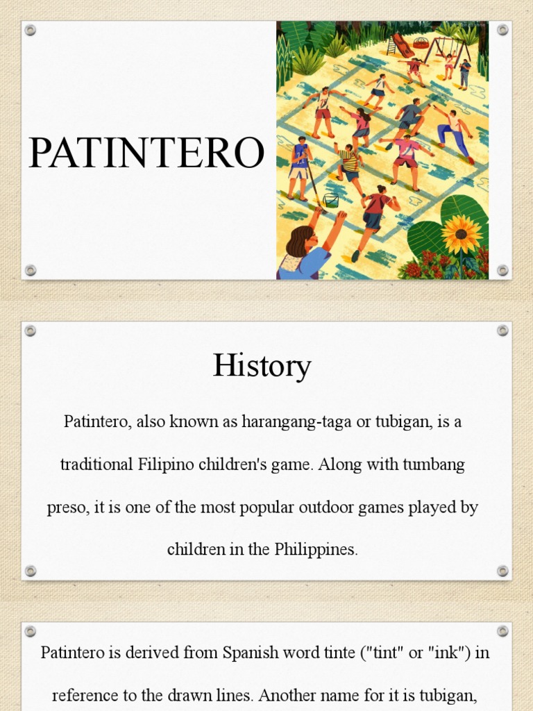 Patintero | PDF | Gaming | Leisure