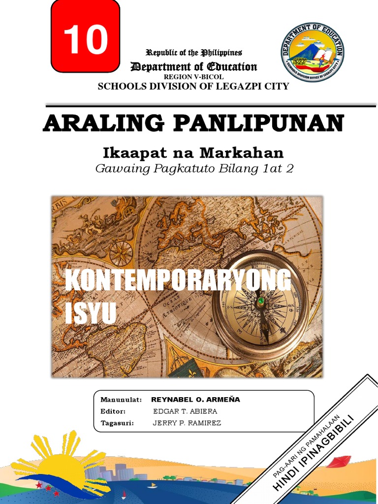 Ap10 Las Week 1 and 2 Q4 | PDF