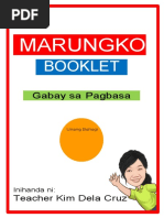 Marungko Booklet (Part 1) | PDF