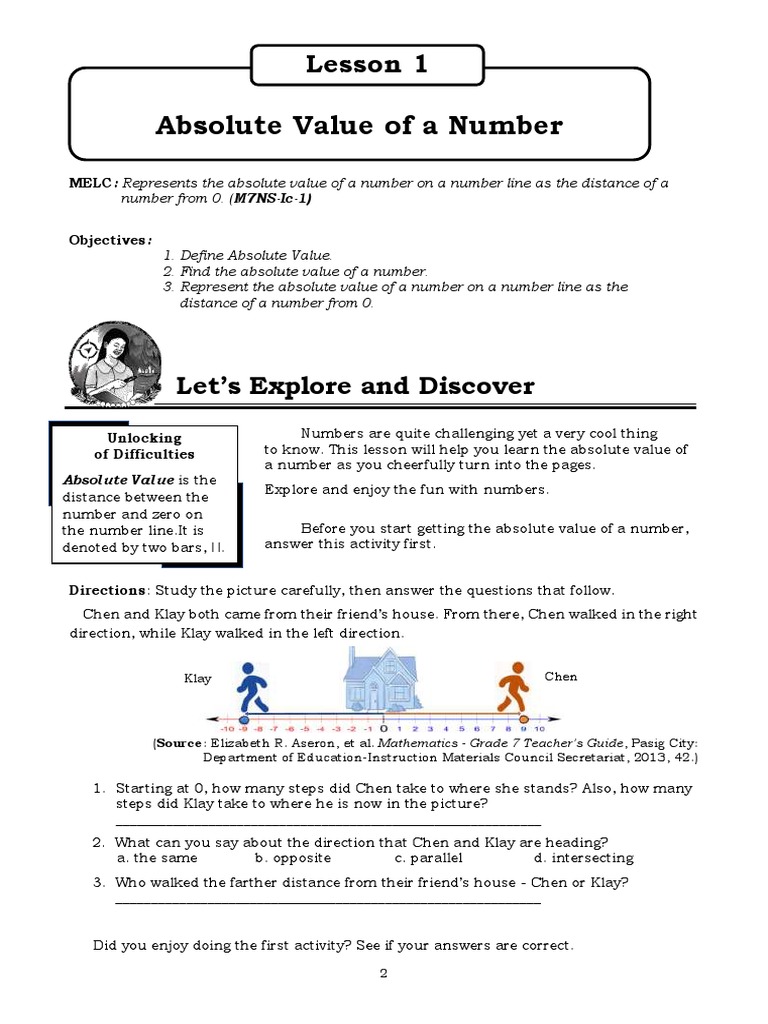 Math7 - q1 - CLAS3 - Absolute-Value-of-a-Number-and-Operations-on ...