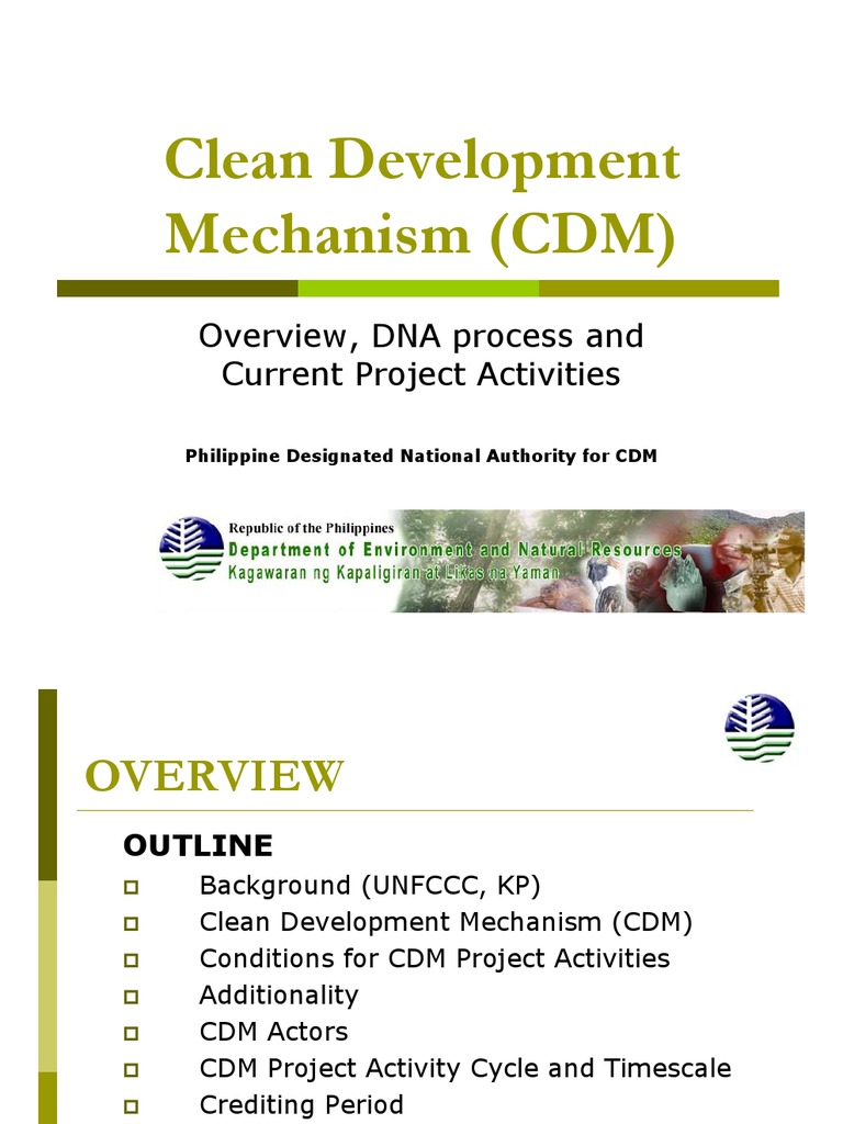 Clean Development Mechanism (CDM) Overview | PDF | Clean Development ...