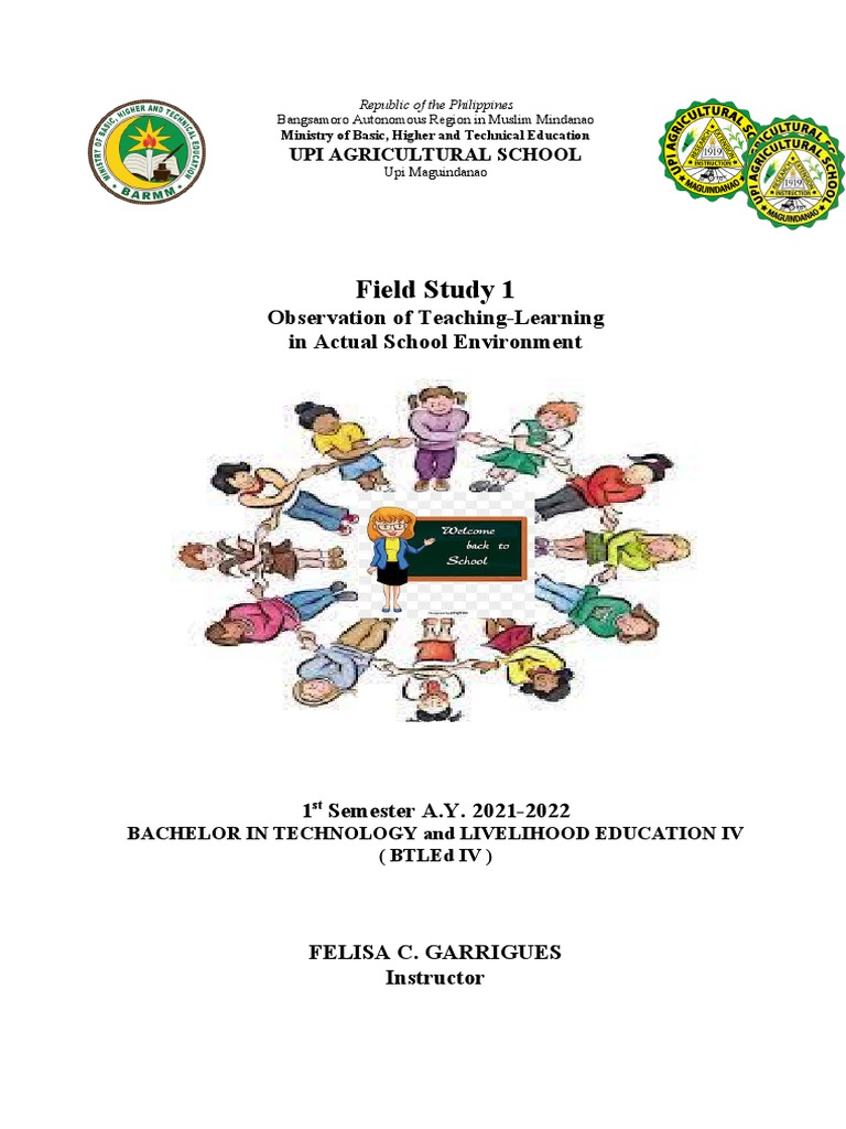 FS 1 Final Module | PDF | Learning | Classroom