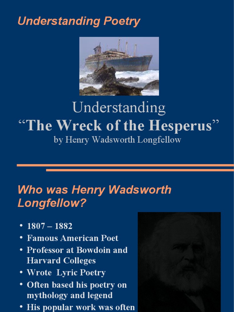Analysis of "The Wreck of the Hesperus" | PDF | Henry Wadsworth ...