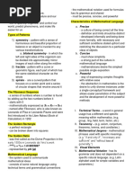 MMW Midterm Examination Reviewer | PDF | Pattern | Fractal