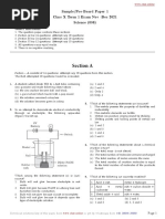 Class 10 - Science - Pre Board - Final | PDF | Neuron | Action Potential