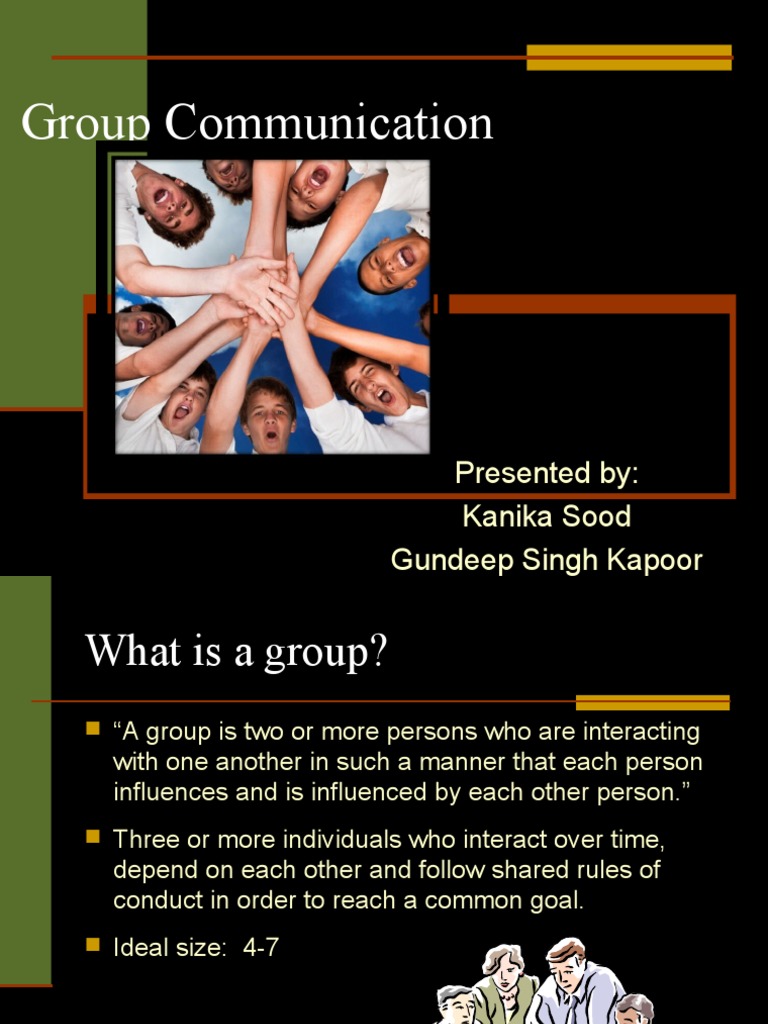 Group Communication | PDF | Leadership | Psychology