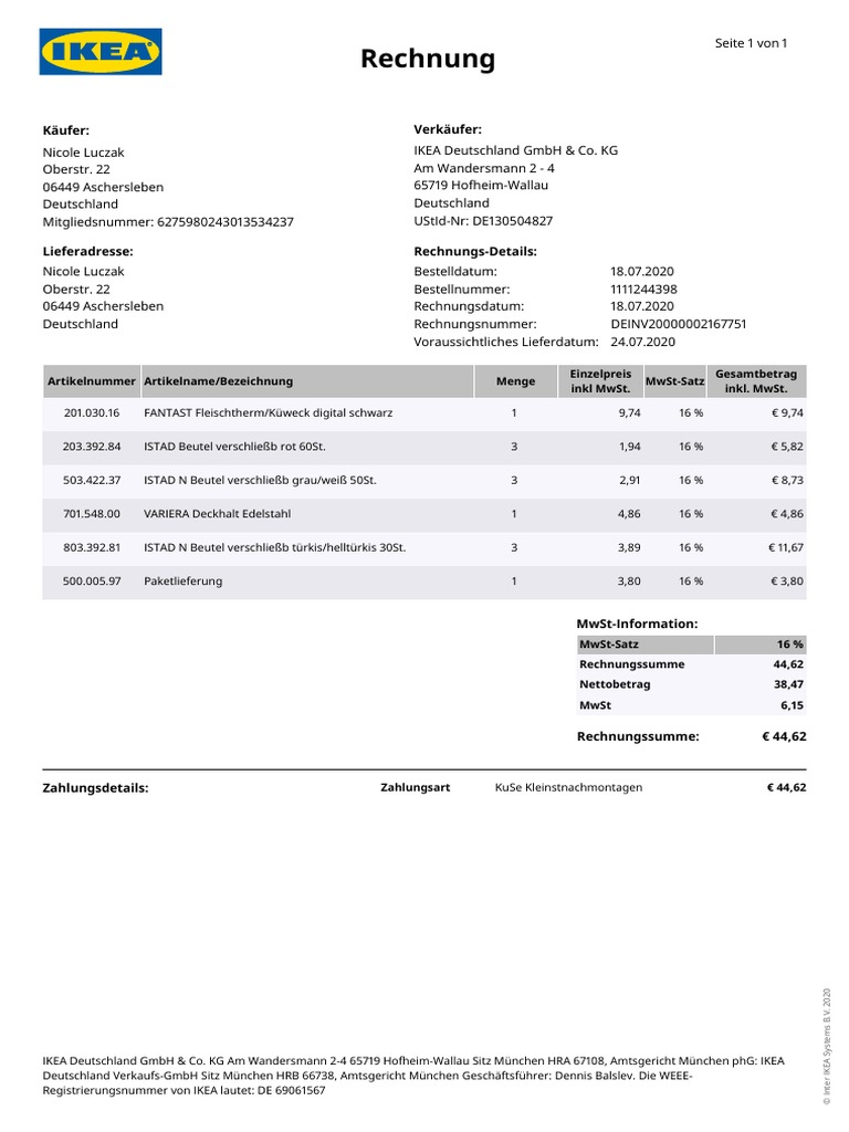 Klamotten Auf Rechnung 1