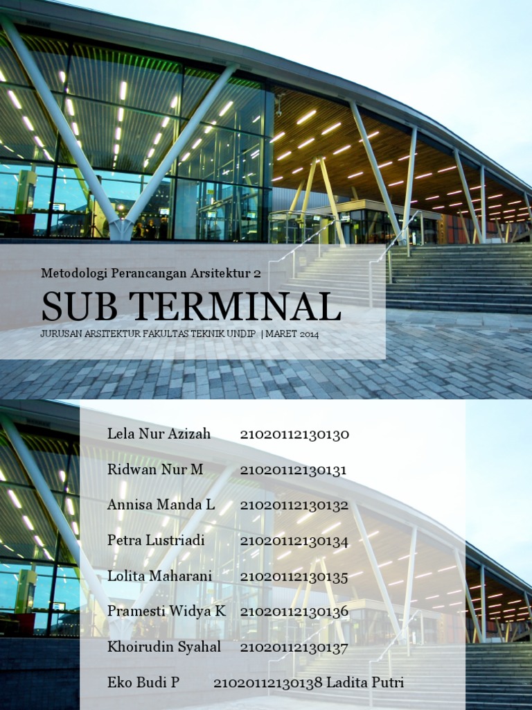 Metode Perancangan Sub Terminal Bus Tipe C | PDF
