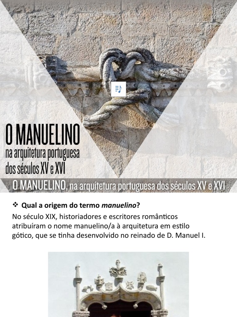 O Manuelino Na Arquitetura Portuguesa | Download grátis PDF | Renascimento
