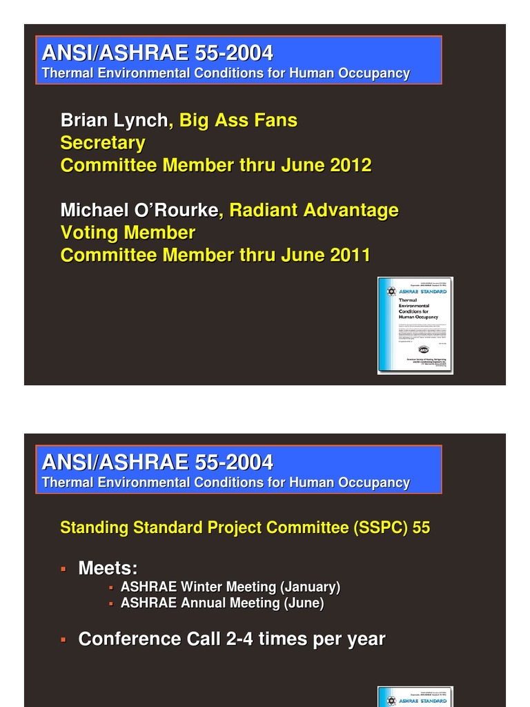 Ashrae 55 | PDF | Thermodynamic Properties | Meteorology