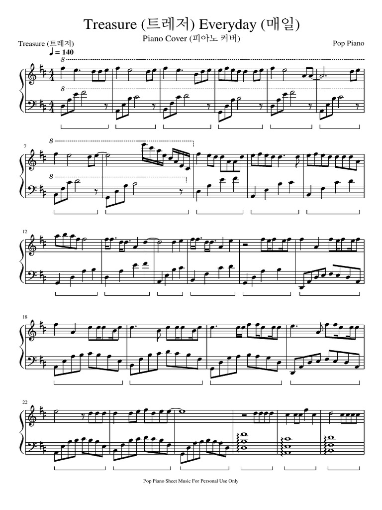 Treasure____Everyday__ | PDF | Performing Arts | Sound