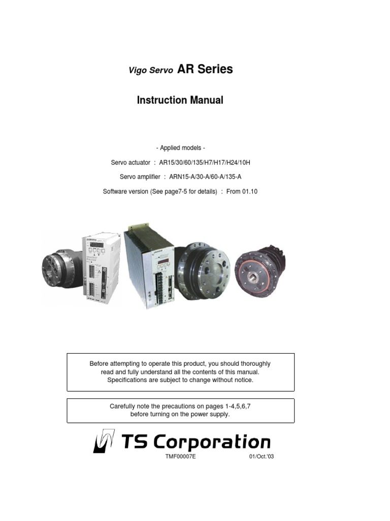 AR Manual Sect 8-10 | PDF | Servomechanism | Bit