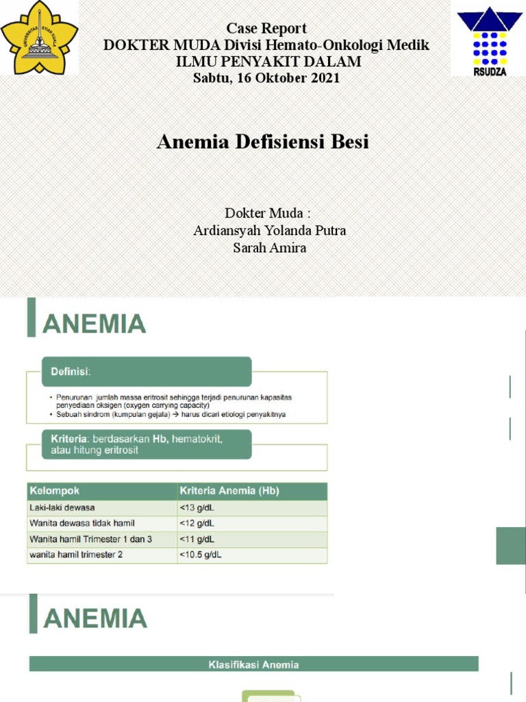 Anemia Defisiensi Besi | PDF