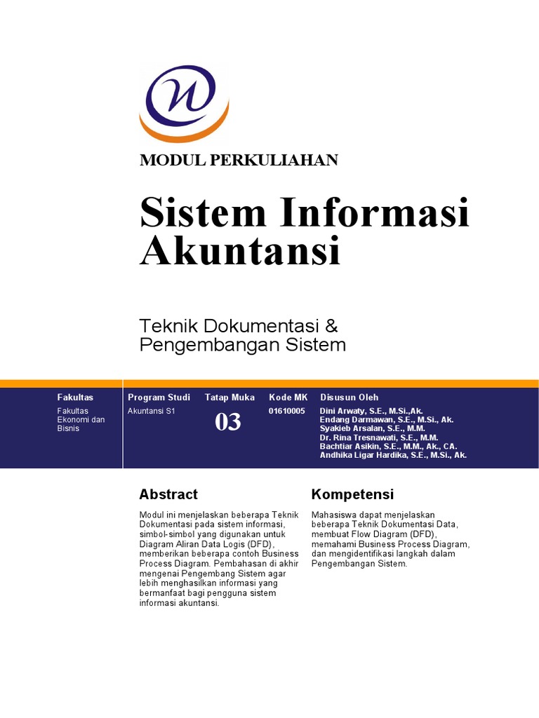 SIA Modul 03 Teknik Dokumentasi - Pengembangan Sistem | PDF