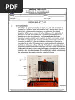 Experiment 2 - Flow Through An Orifice Lab Report | PDF | Pressure ...