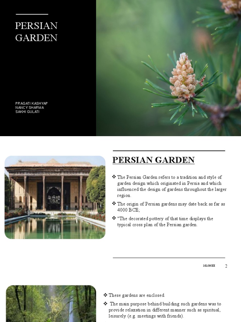 Persian Landscape | PDF | Environmental Design | Botany