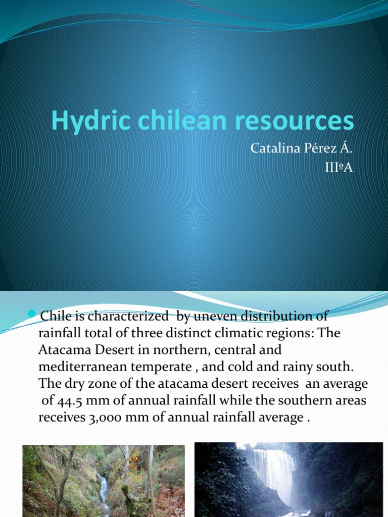 Chile's Hydric Resources Overview | PDF